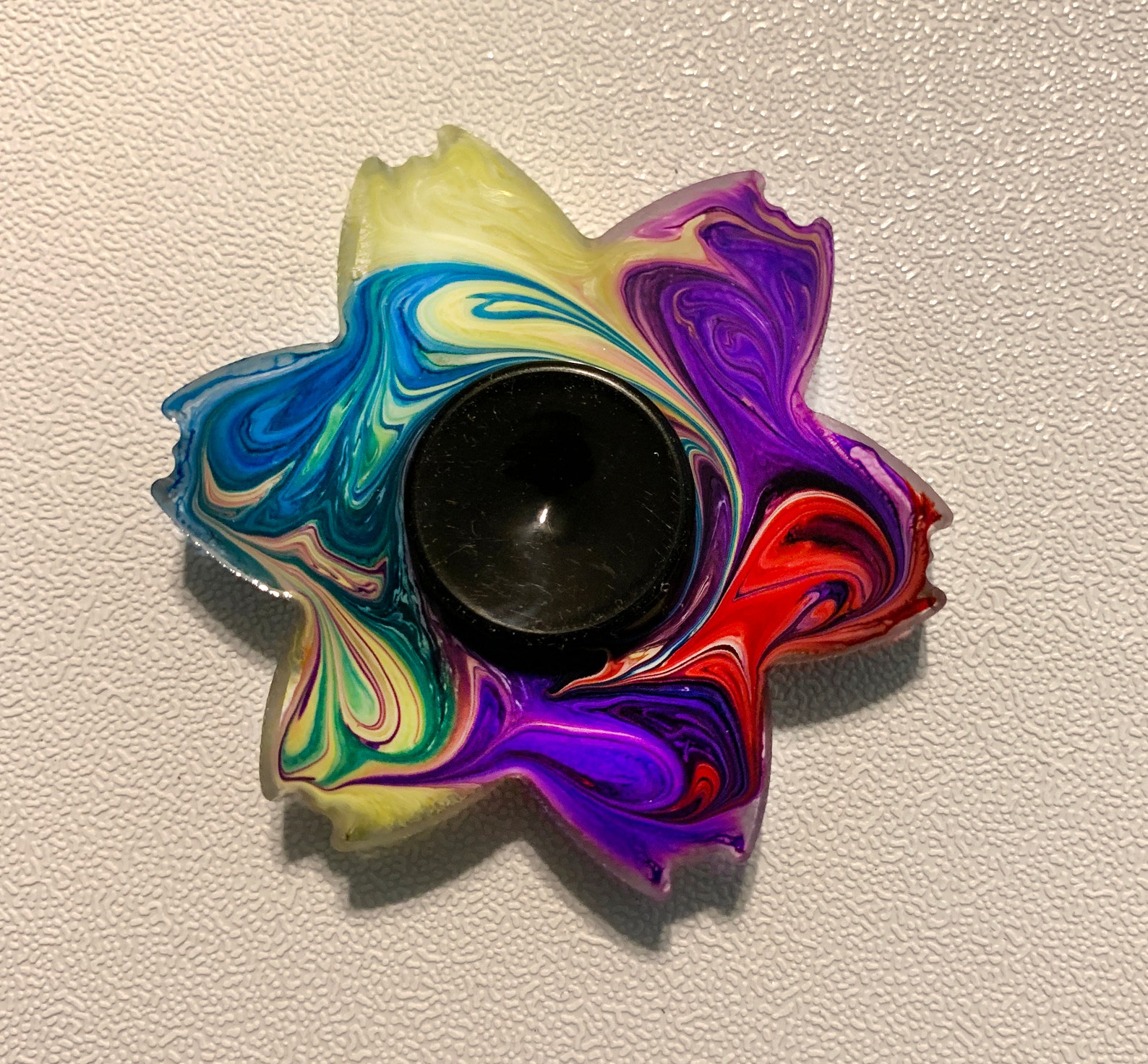 Rainbow Flower Bloom Fidget Spinner Adult Child Stress Anxiety Relief ...
