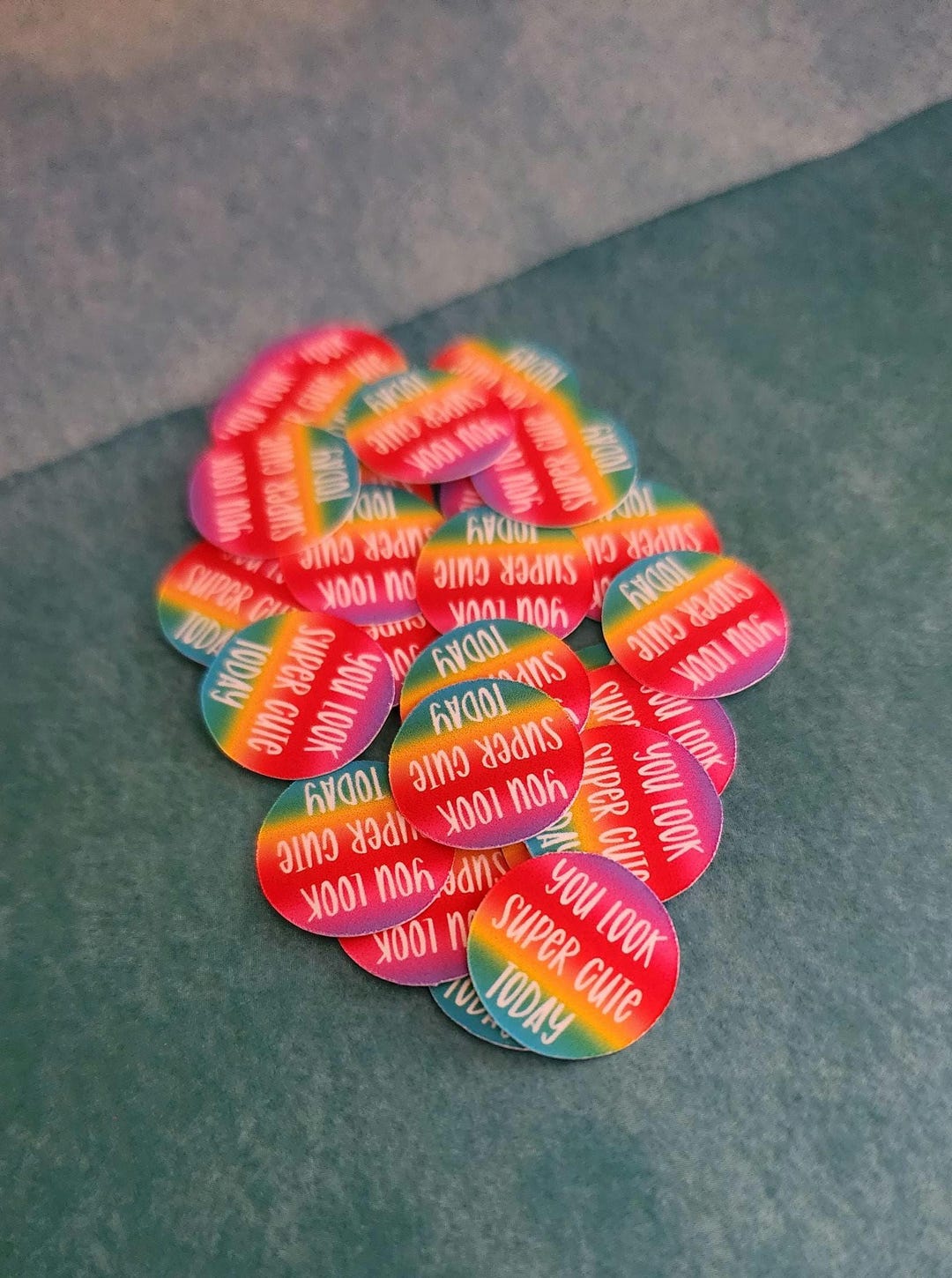 Inspirational Stickers - "you Look Super Today" - Water Resistant Matte ...