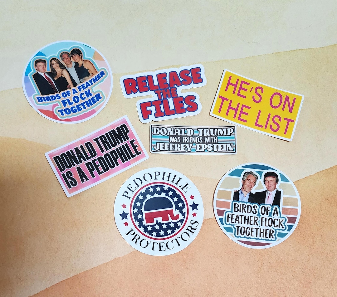 Anti-trump Political Sticker Pack: Waterproof Vinyl Protest Art - Etsy