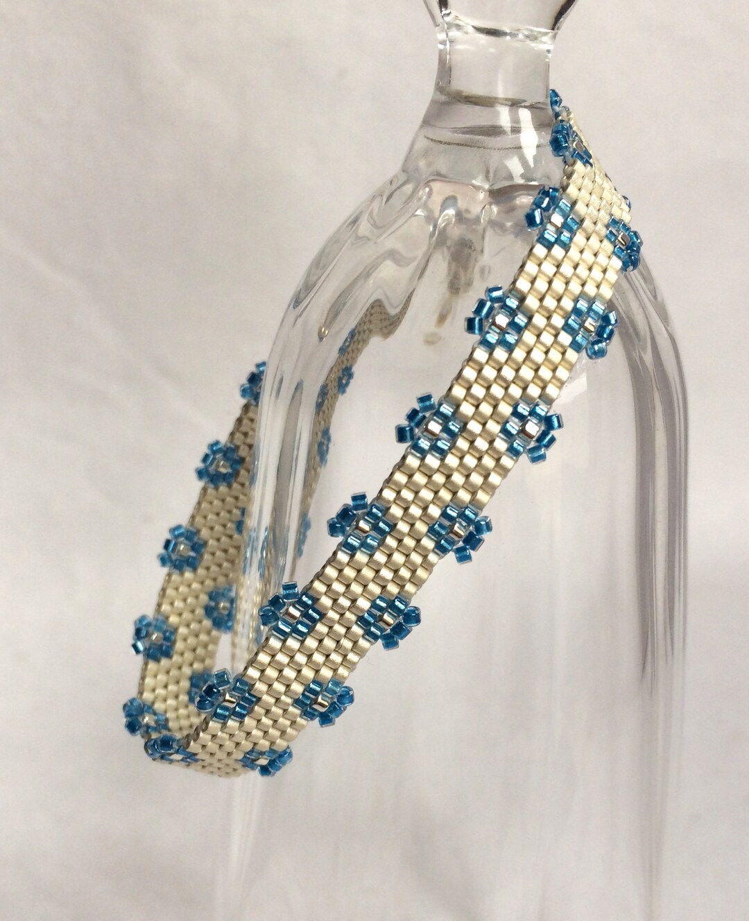 Peyote Bracelet/peyote Cuff/handmade Bead Woven Bracelet/needle Beaded ...