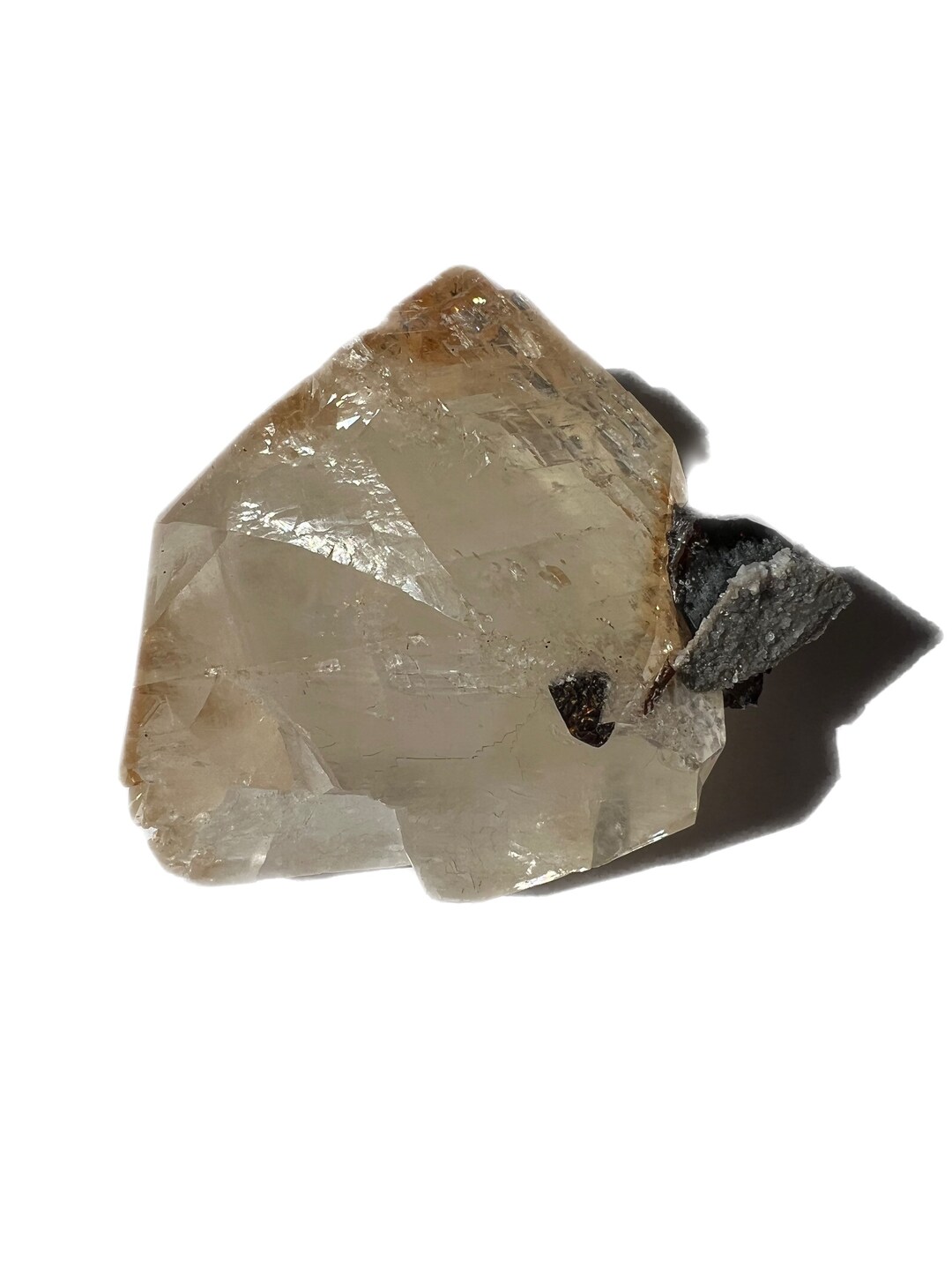 Elmwood Calcite Crystal With Sphalerite - Etsy