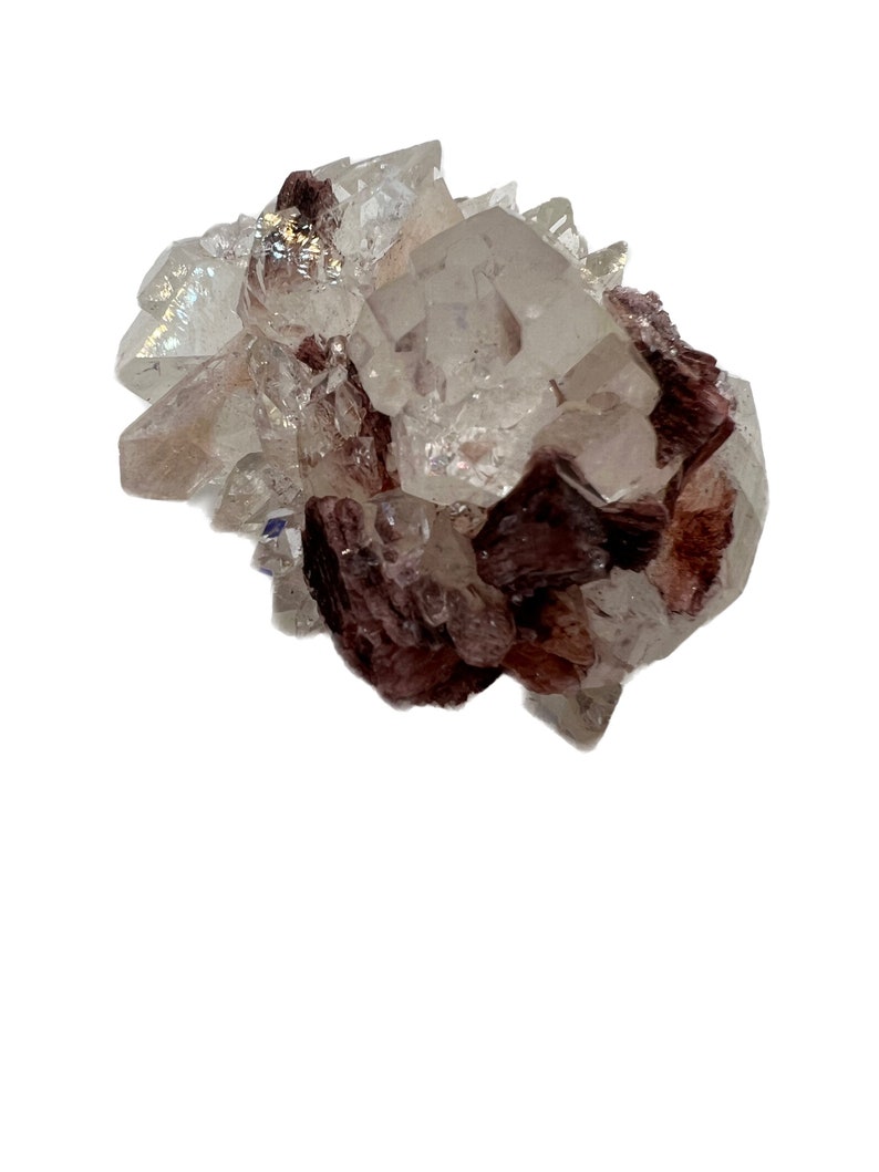 Quartz Crystal With Red Inclusions - Etsy