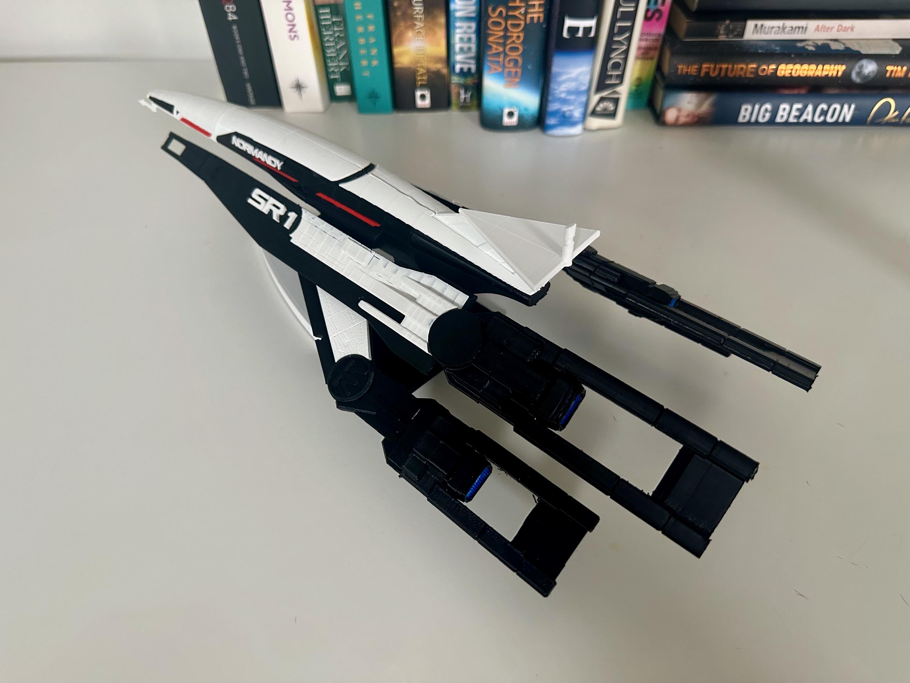 SSV Normandy SR-1 | Mass Effect | 3D Printed Custom Model Ship ...