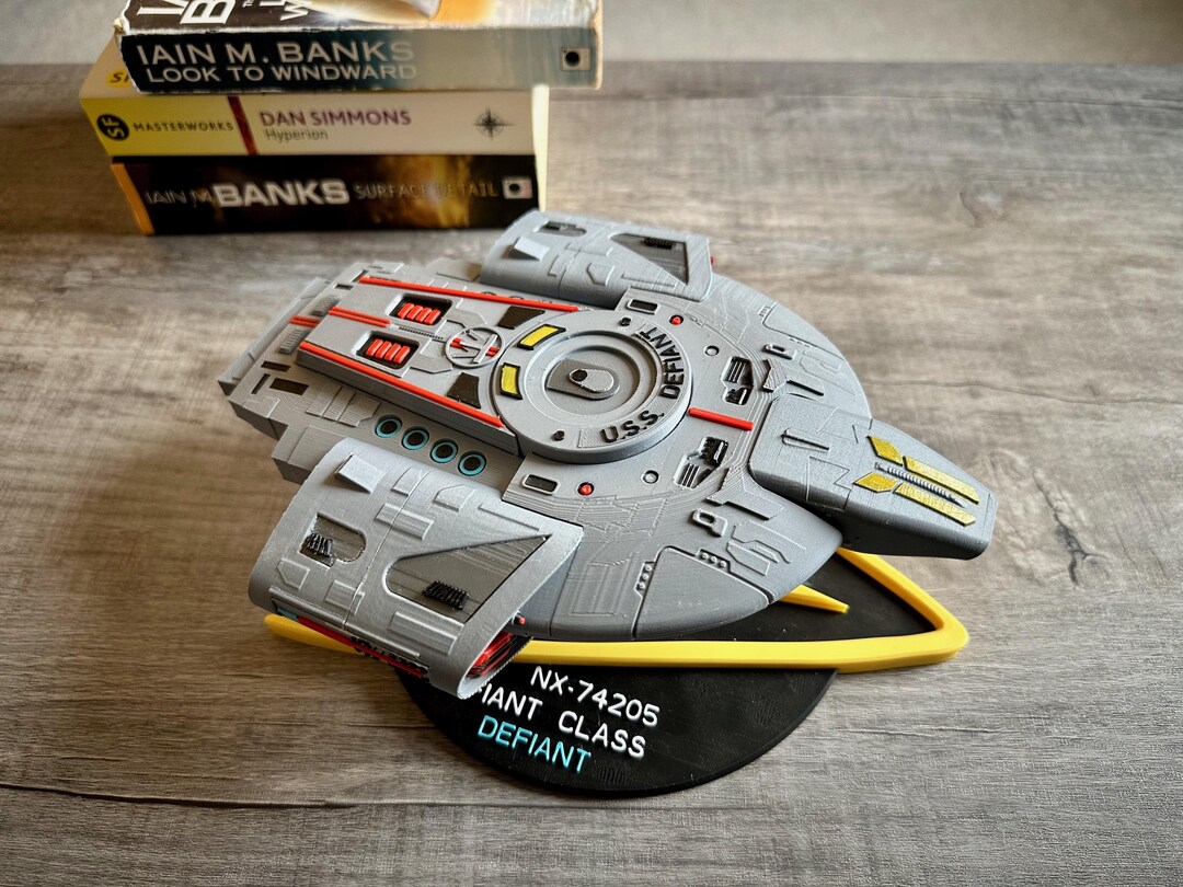 Star Trek USS Defiant Class NX-74205 3D Printed Replica Model Fully ...