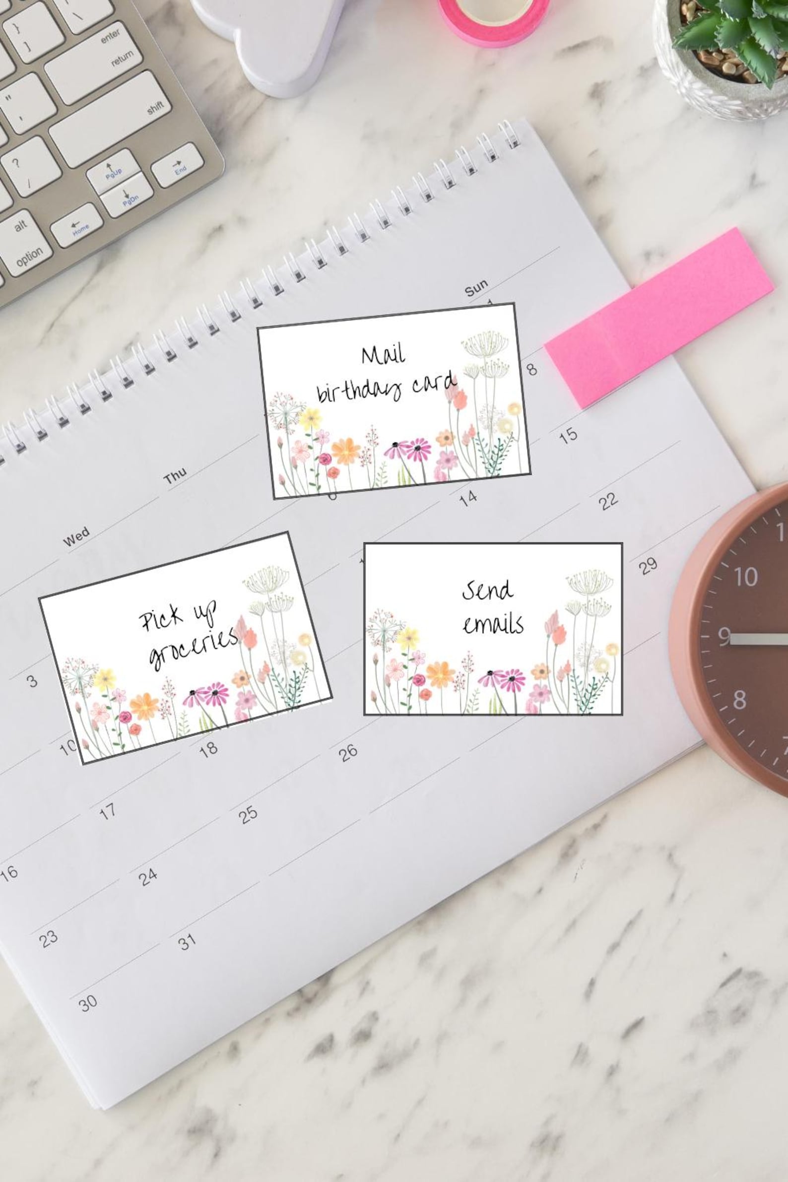 Printable Encouragement Cards｜wildflower Note Cards｜whimsical ...