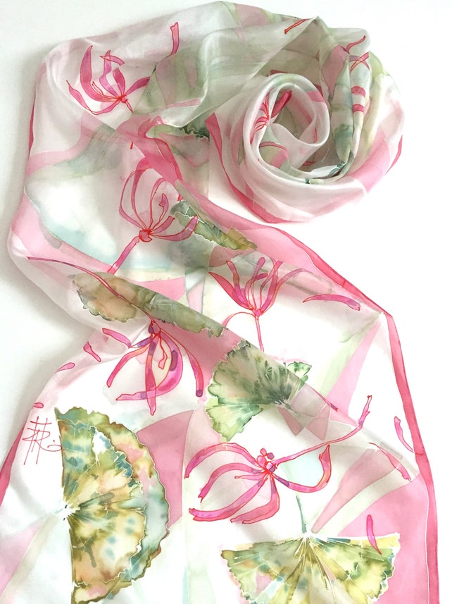 Ginkgo Scarf - Etsy