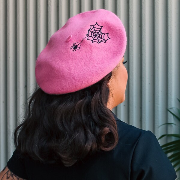Pink Beret - Etsy