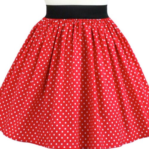 Dapper Day Disney Bound Minnie Mouse Red & White Polkadots - Etsy