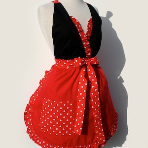 Minnie Mouse Inspired Apron - Etsy