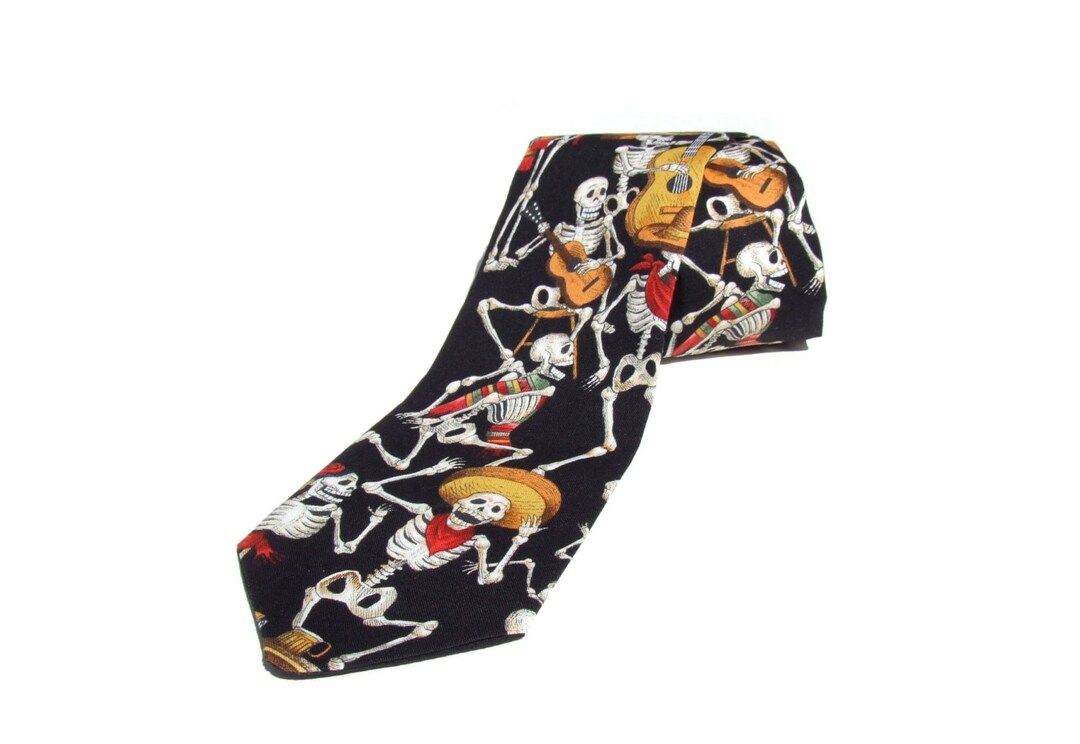 Day of the Dead Ties / Retro Mens Tie - Etsy Canada