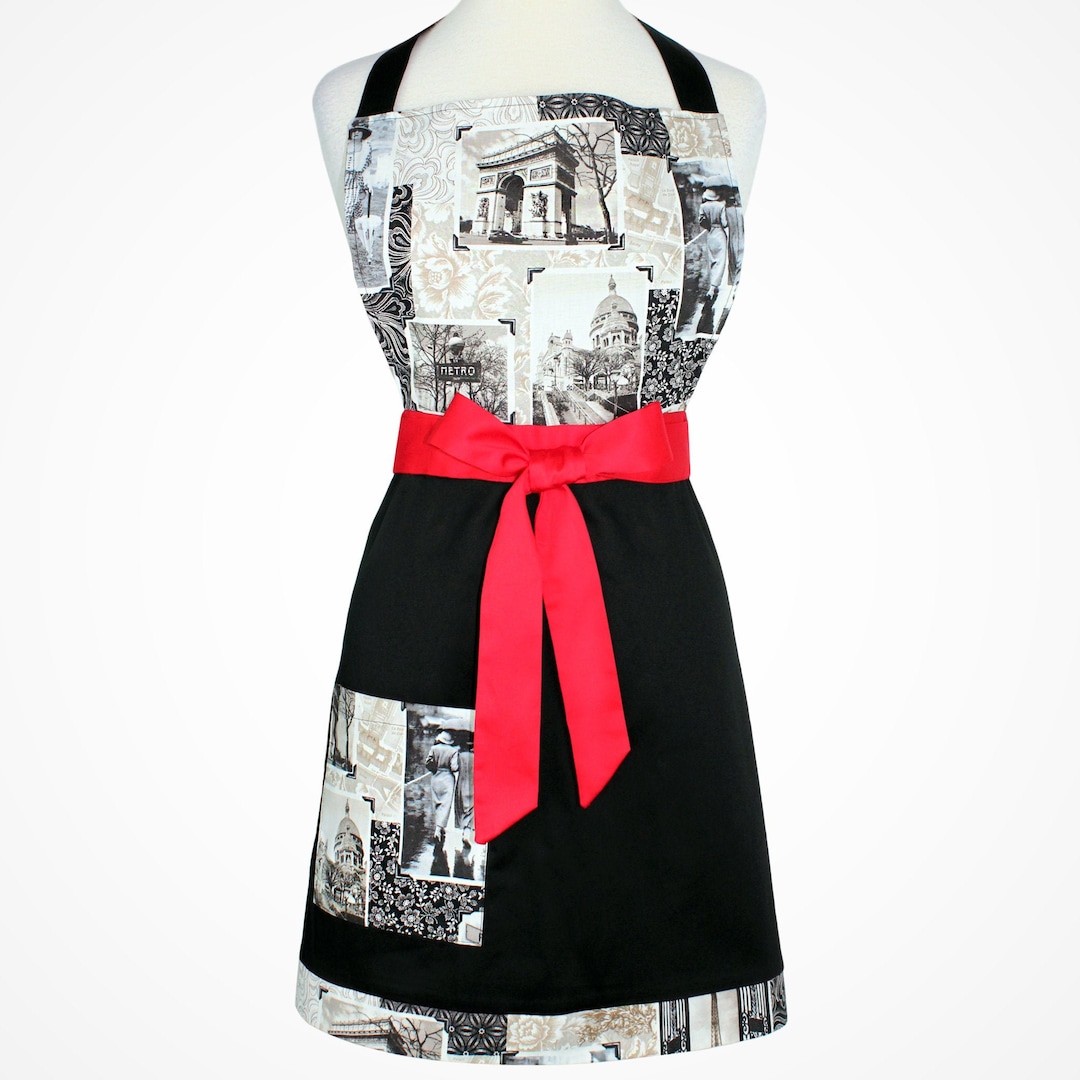 Vintage Inspired Paris Apron - Etsy