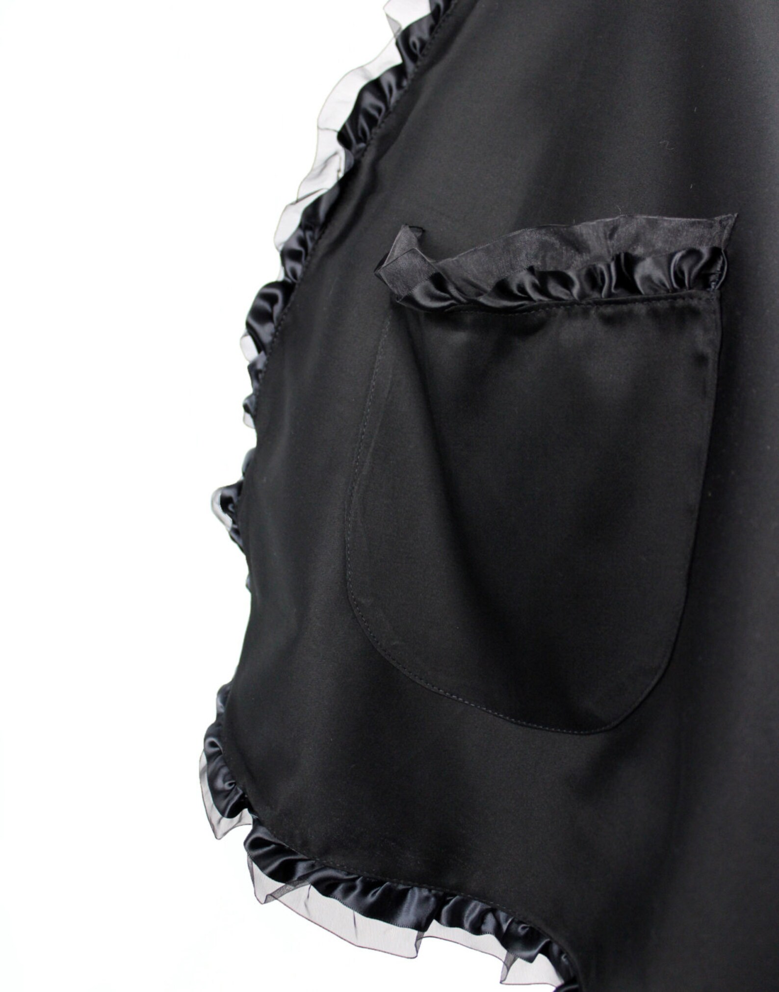 Steampunk Inspired Lace and Black Apron - Etsy