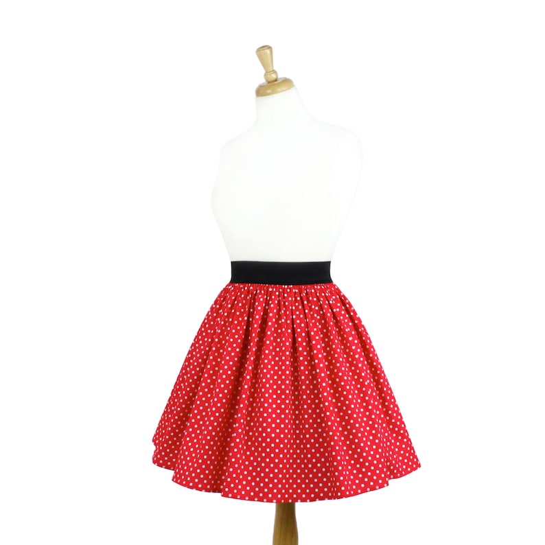 Dapper Day Disney Bound Minnie Mouse Red & White Polkadots A-line ...