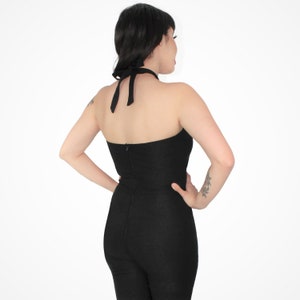 Pin up Pants, One Piece Black Criss Cross Jumpsuit XS-2XL - Etsy