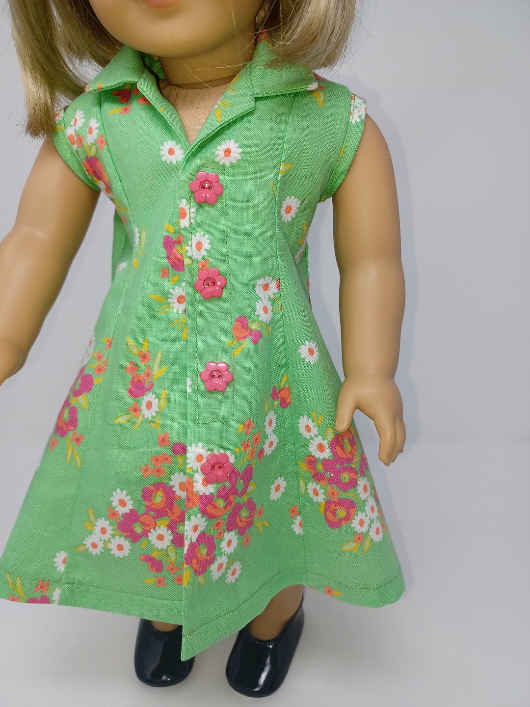 18in Doll Clothes Kit Inspired Purple Dress 1930's Dress Vintage Doll ...