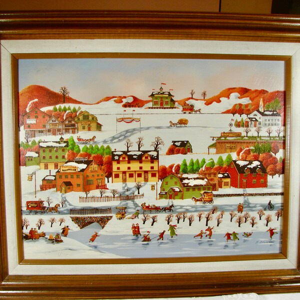 Folk Art Painting - Etsy