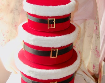 Santa Stacking Boxes - Etsy