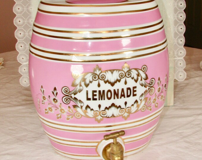 Two's Company Hot Pink Lemonade Dispenser Decanter - Etsy