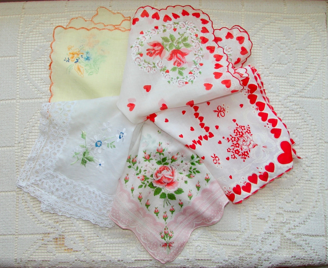 Vintage Ladies Handkerchiefs, Hanky - Etsy