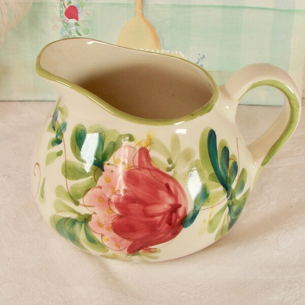 Hand Painted Pitcher - Etsy