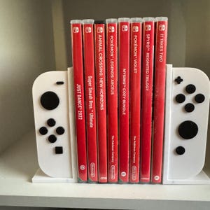 Switch Controller Bookends | Gaming Display Stand | Video Game Box ...