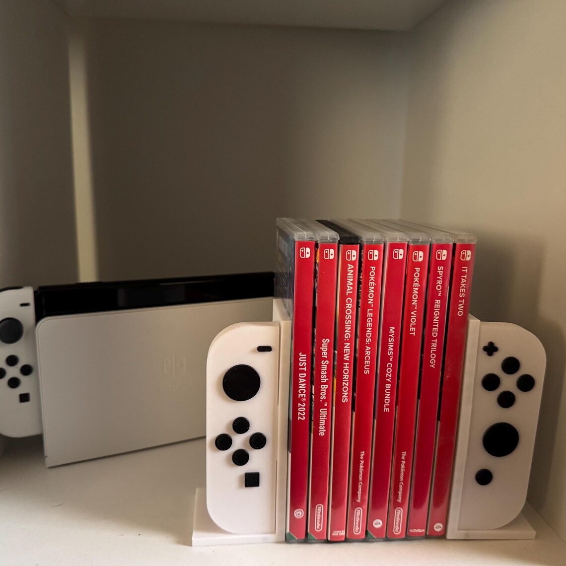 Switch Controller Bookends | Gaming Display Stand | Video Game Box ...