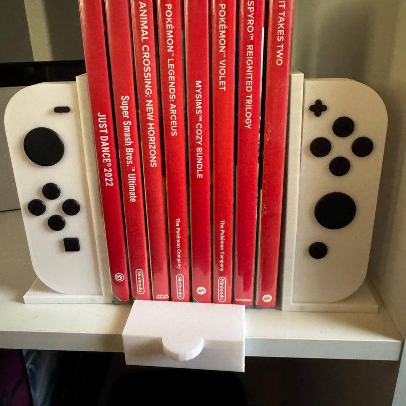 3D Printed Shelf Spacer Guide | Book, Game, Bluray, DVD Aligner ...