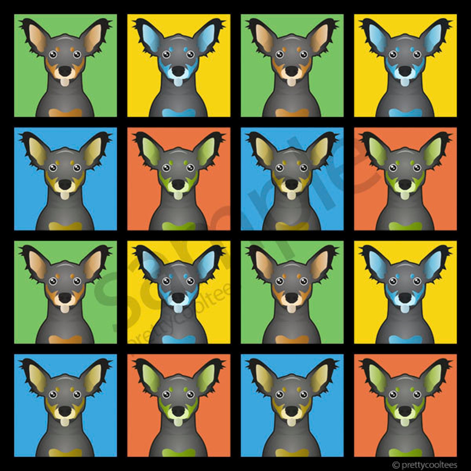 Chiweenie Cartoon Pop-art T-shirt Tee Men's Women's | Etsy