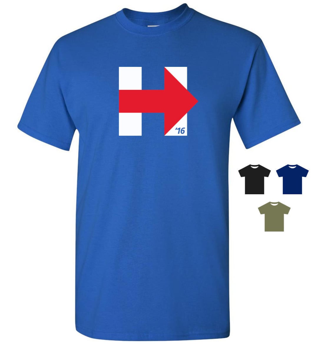 Hillary Clinton '16 Campaign Logo T-shirt Tee - Men Women Ladies, Short ...