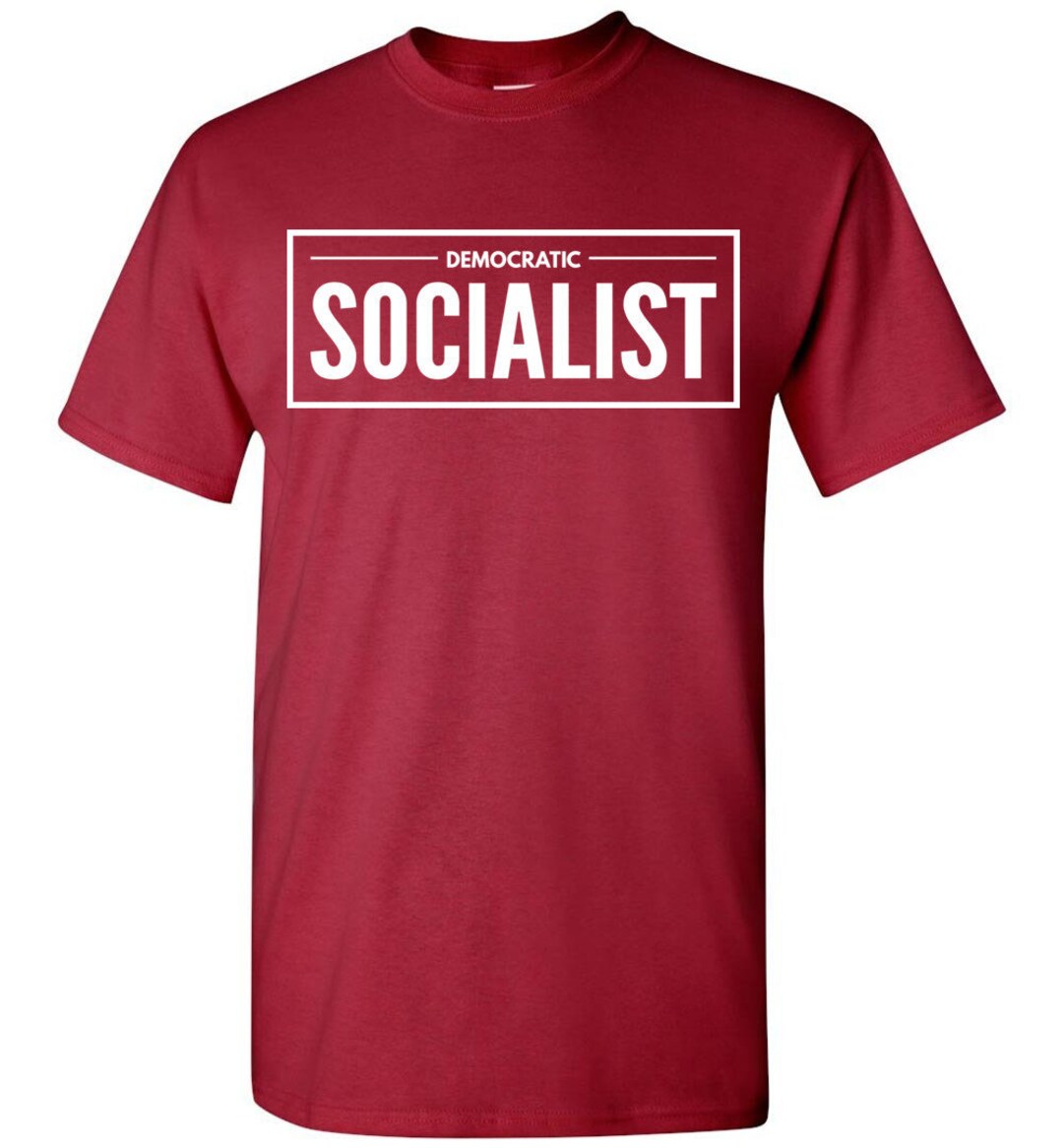 CAMISETA SOCIALISTA DEMOCRÁTICA Camiseta Hombres, Mujeres Damas, Manga ...