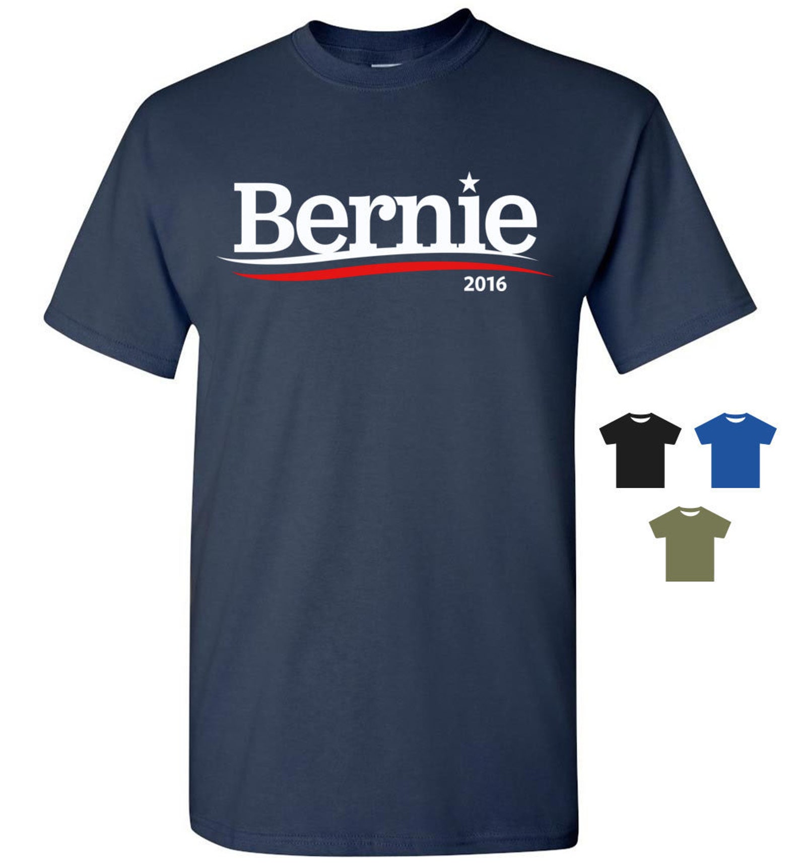 Bernie 2016 Campaign Logo T-Shirt Tee Hombres Mujeres - Etsy España