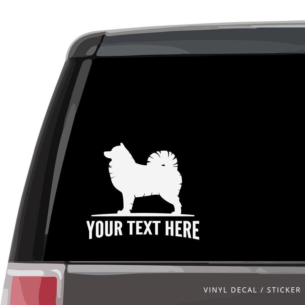 Stickers Paper Kawaii Cartoon White Samoyed Vinyl Waterproof Removable ...