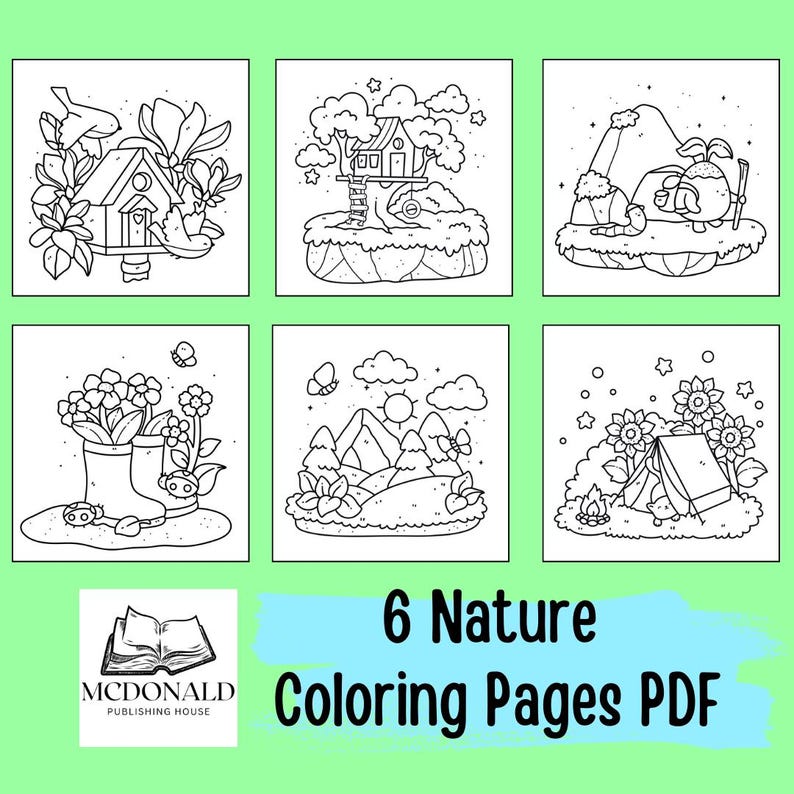Dibujos para colorear de la naturaleza, dibujos para colorear ...