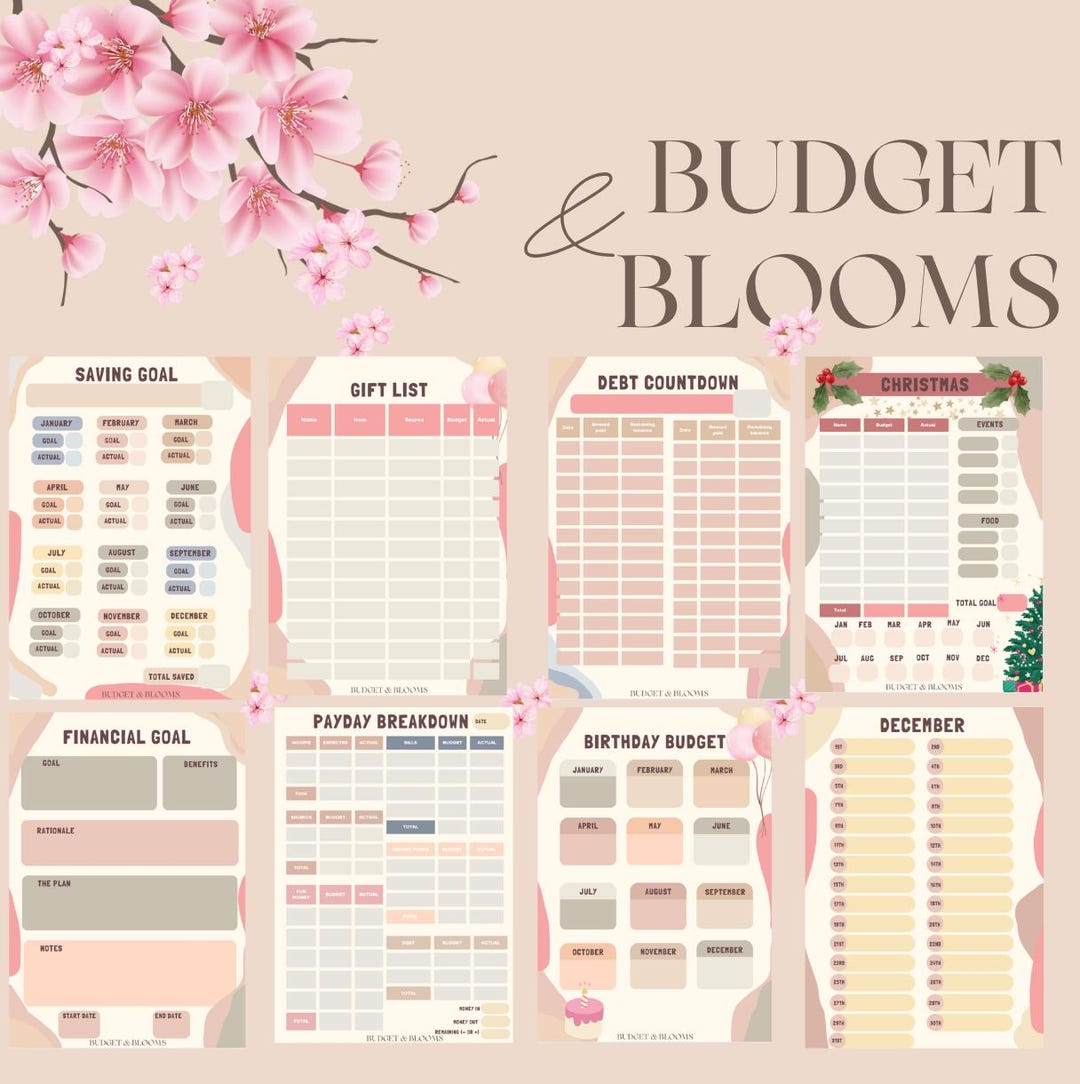 Budgeting Toolkit - Downloadable Templates to Help You Save and Feel in ...
