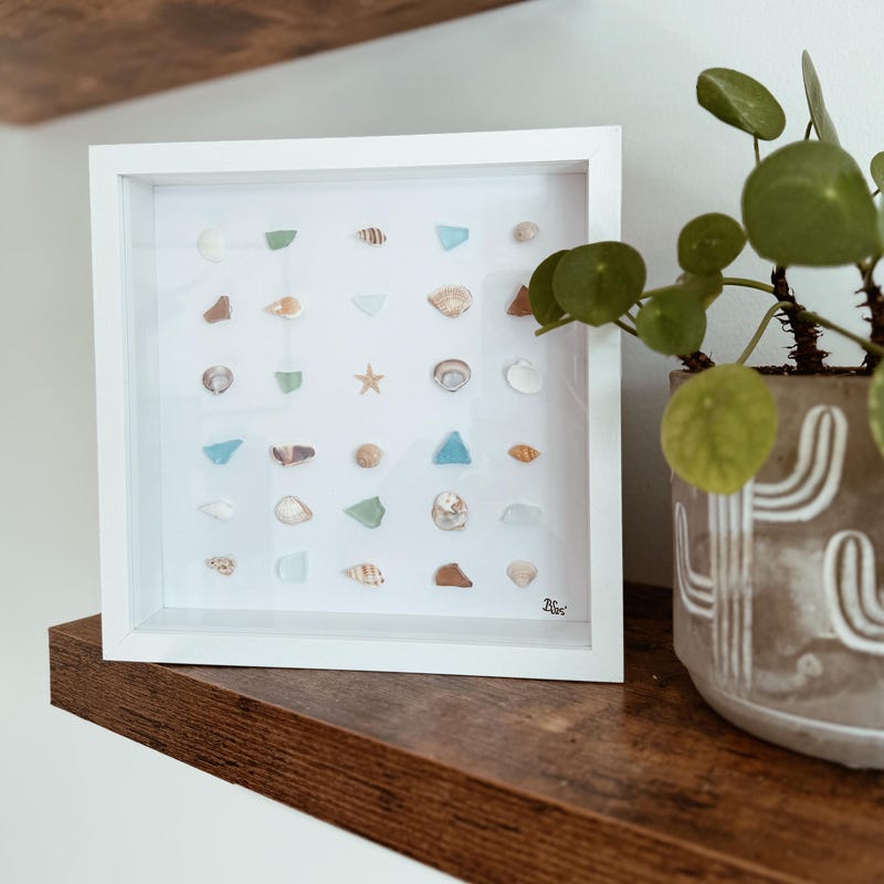Shell Art Shadow Box - Etsy