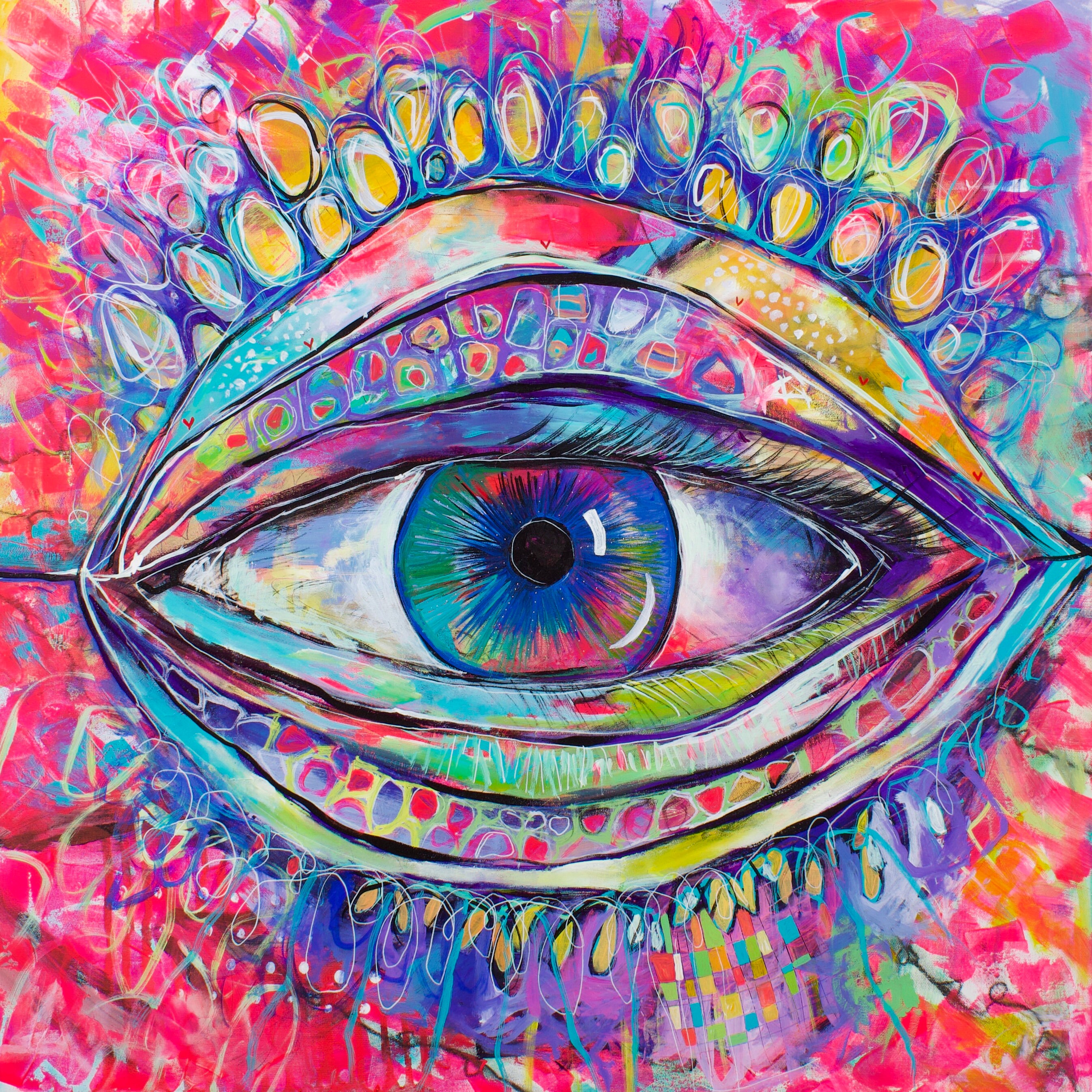 Trippy Eye Paintings