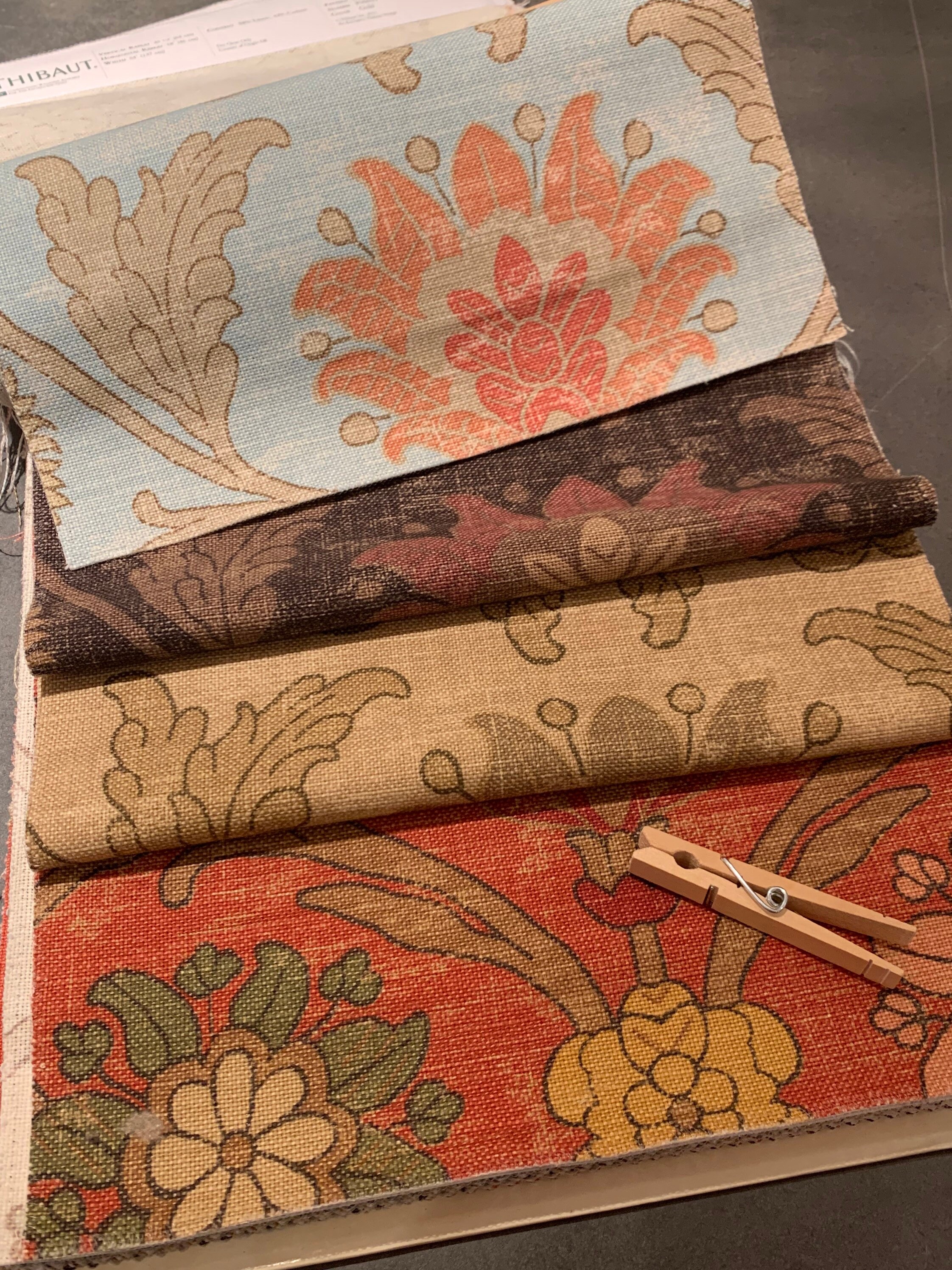 Natural Cotton & Linen Fabric Swatches Thibaut Designer Sample - Etsy