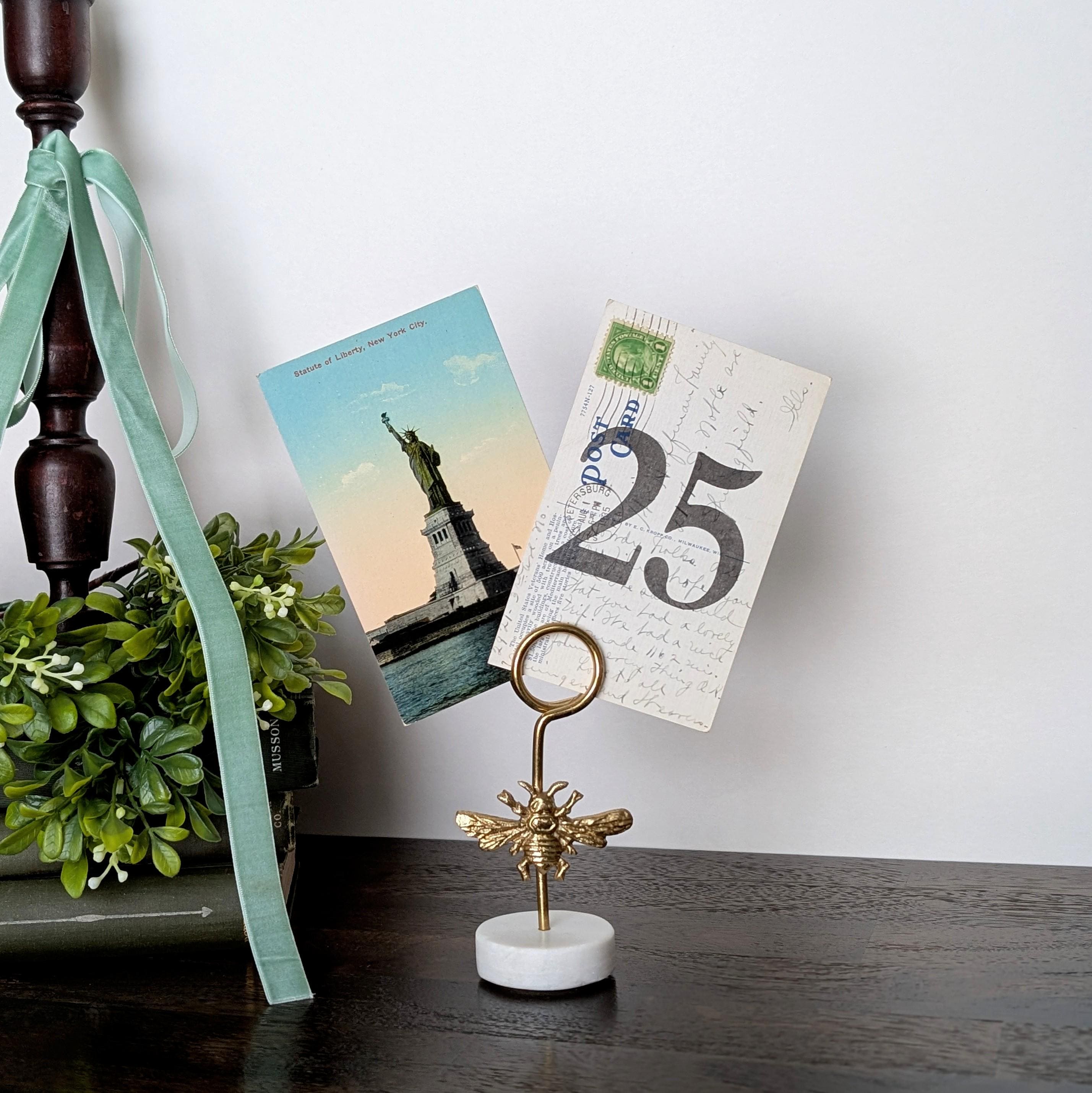 Custom Authentic Vintage & Antique Postcard Table Numbers - Choose Your ...