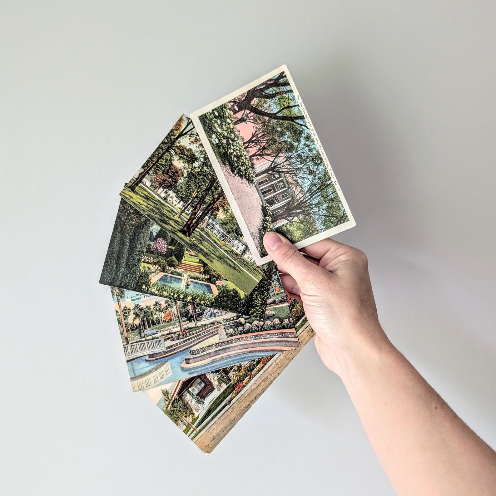 Custom Authentic Vintage & Antique Postcard Table Numbers - Choose Your ...