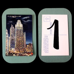 Authentic Vintage Chicago Postcard Table Numbers - Authentic Postcards ...