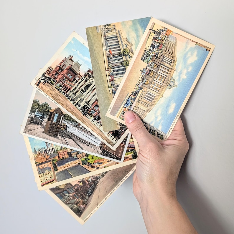 Antique & Vintage Blank Postcards - Perfect for Guest Books, Save the ...