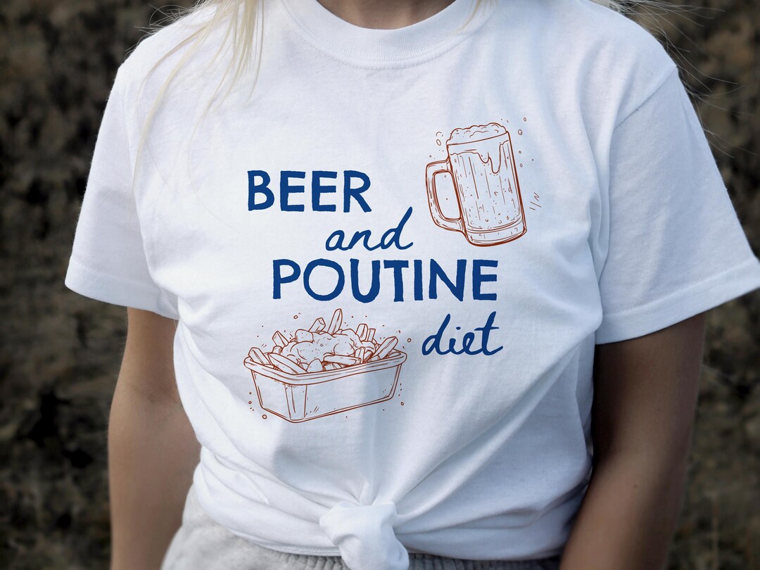 Poutine Digital PNG, Quebecois T-shirt Design, Canadian Dish Drawing ...