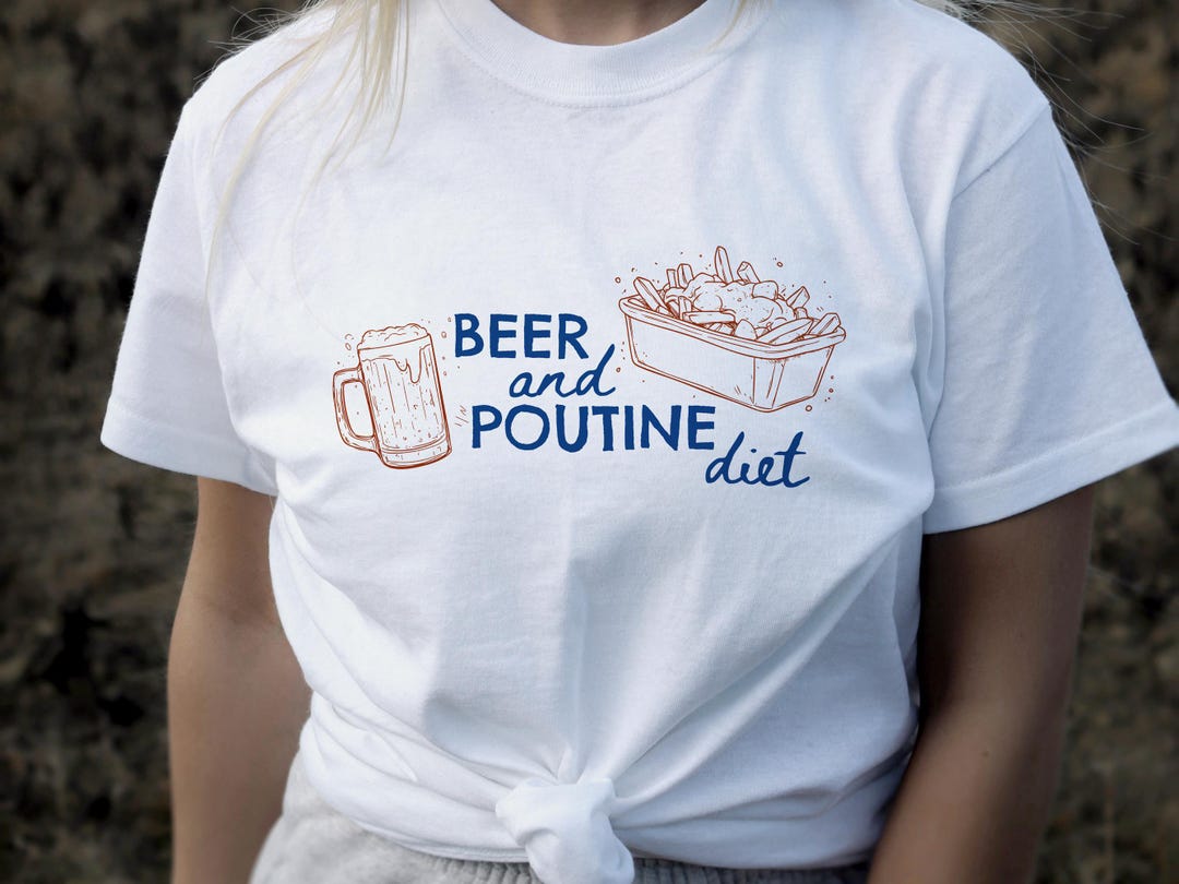 Poutine Digital PNG, Quebecois T-shirt Design, Canadian Dish Drawing ...