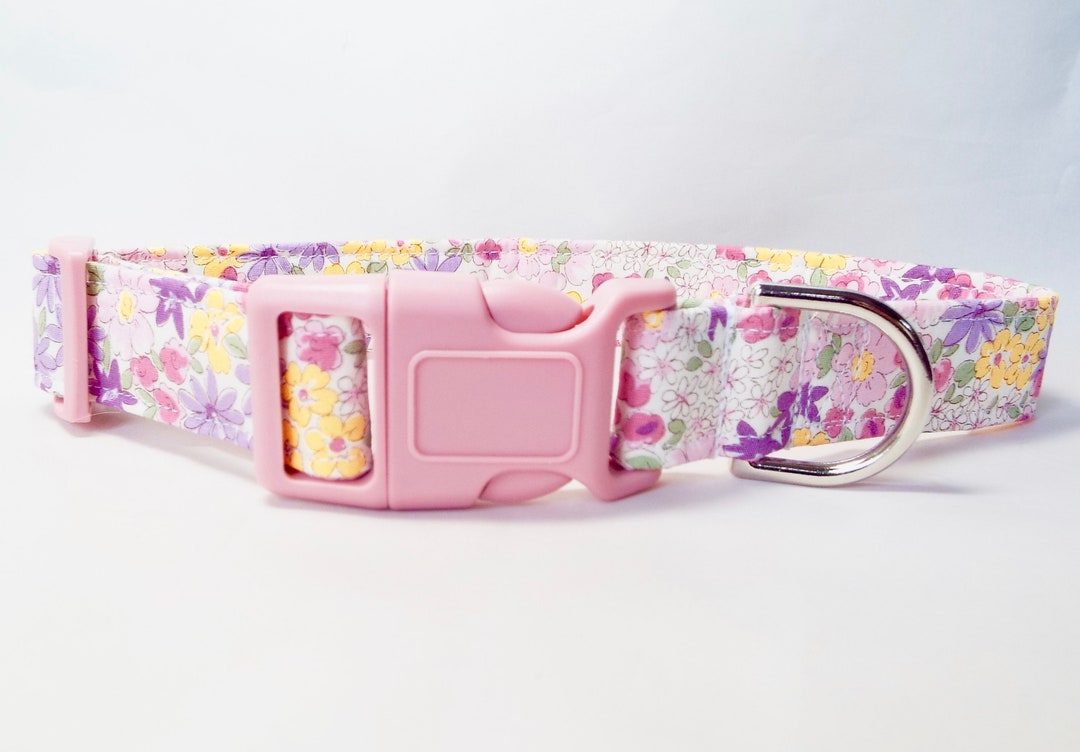 Summertime Flowers Fabric Collar for Your Pup - Etsy