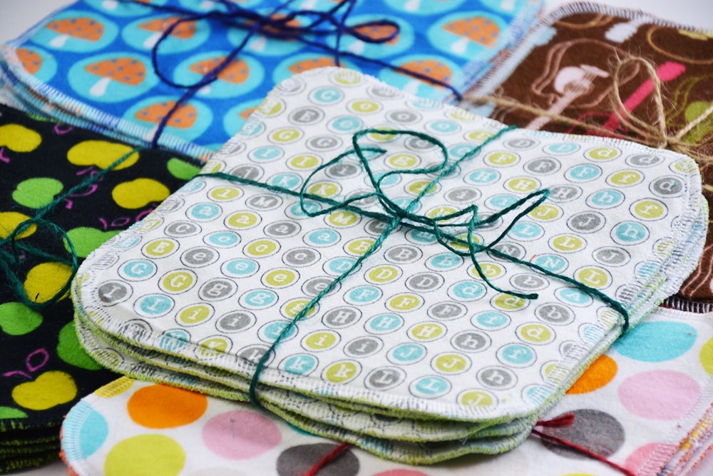 Reusable Cloth Wipes - PDF Sewing Pattern - Instant Download - Natural ...