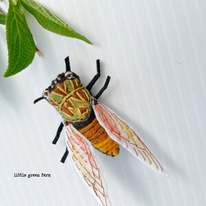 Cicada Toy, Felt Insect, Stuffed Insect, Mini Cicada Stuffie, Felt Bug ...