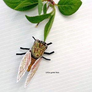 Cicada Toy, Felt Insect, Stuffed Insect, Mini Cicada Stuffie, Felt Bug ...