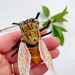 Cicada Toy, Felt Insect, Stuffed Insect, Mini Cicada Stuffie, Felt Bug ...