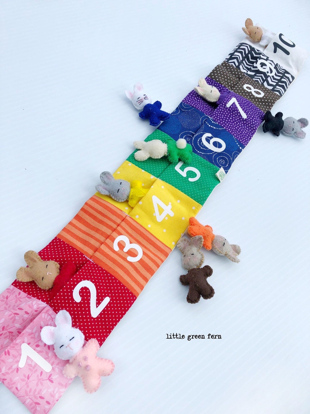 Counting & Color Sorting Educational Toy, Numbers 1-10, Color Matching ...