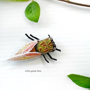 Cicada Toy, Felt Insect, Stuffed Insect, Mini Cicada Stuffie, Felt Bug ...